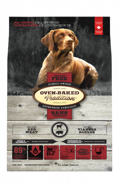 Oven-Baked Tradition All Breed All Life Stages Grain Free Red Meat Dog ...
